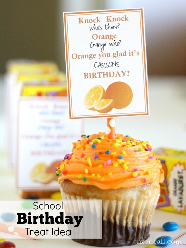 School Birthday Treat Idea Liz On Call School Birthday Treat Idea Liz On Call