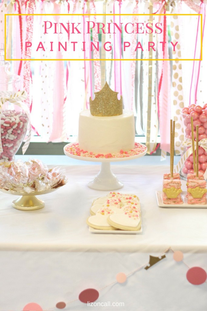 Pink Princess Painting Party