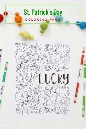 St. Patrick’s Day Coloring Page