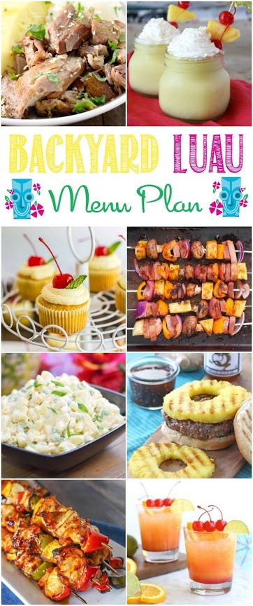 Luau Party Menu Plan Liz On Call