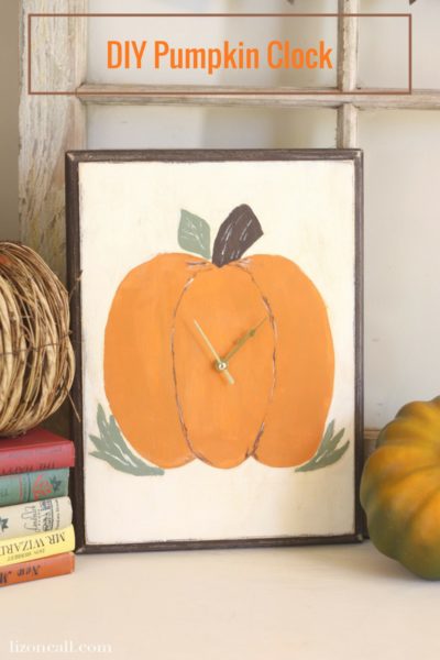 DIY Pumpkin Clock