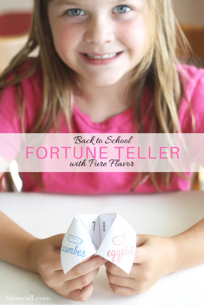 Back to School Fortune Teller with Pure Flavor