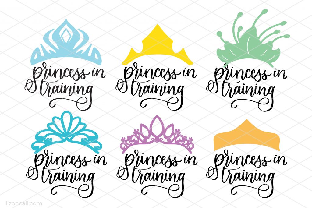 Princess In Training Cut Files