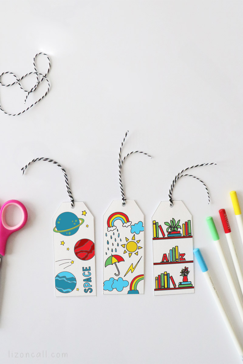 Free Coloring Bookmarks