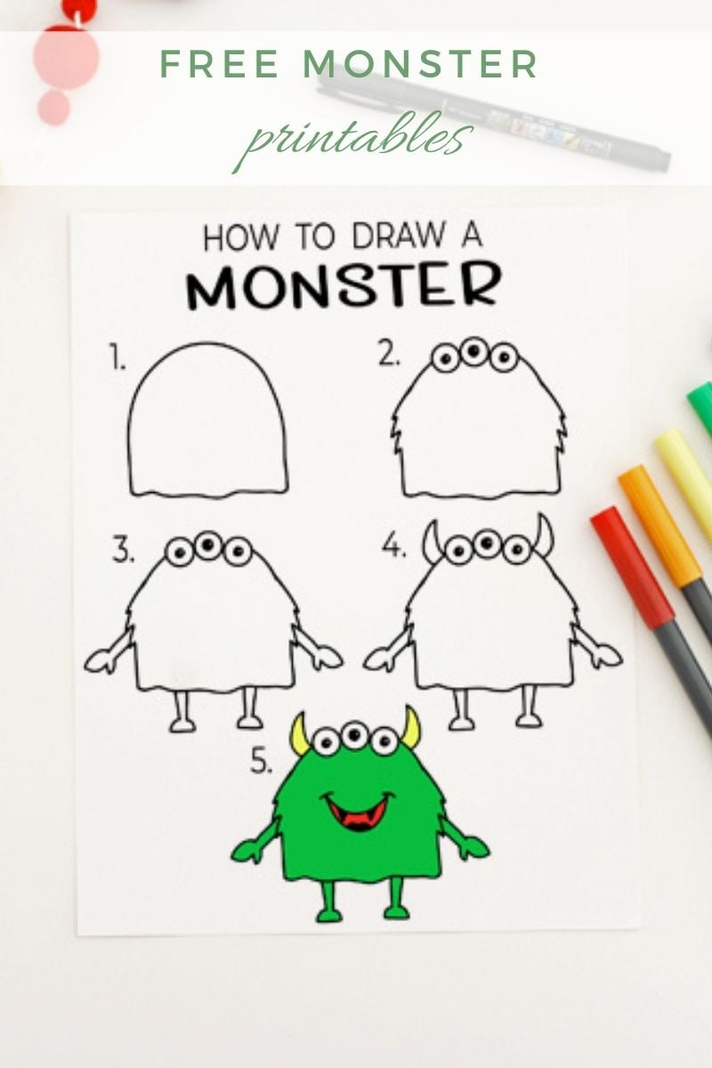 How To Draw A Monster