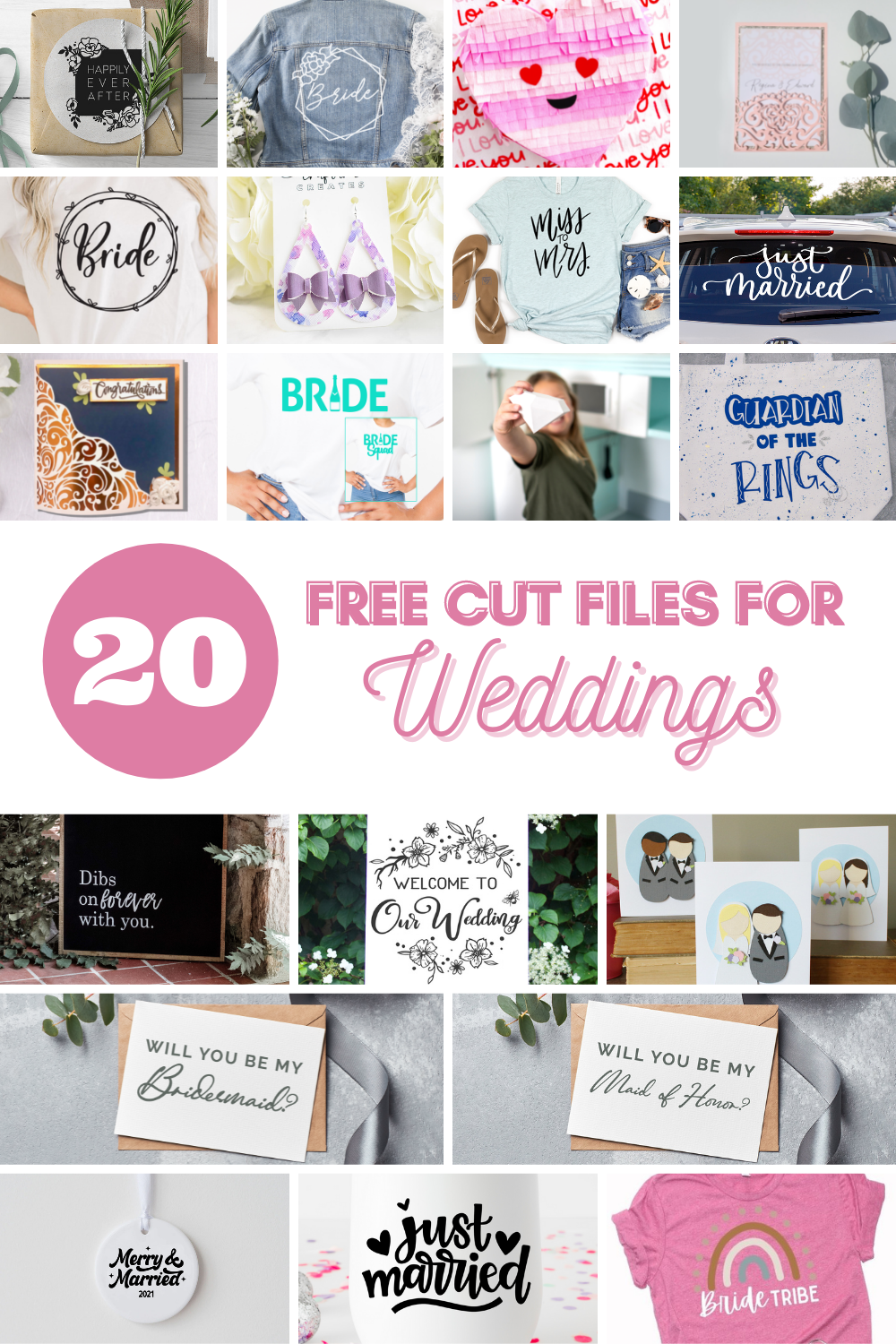 Free Wedding Cut Files