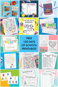 100 Days of School Printables