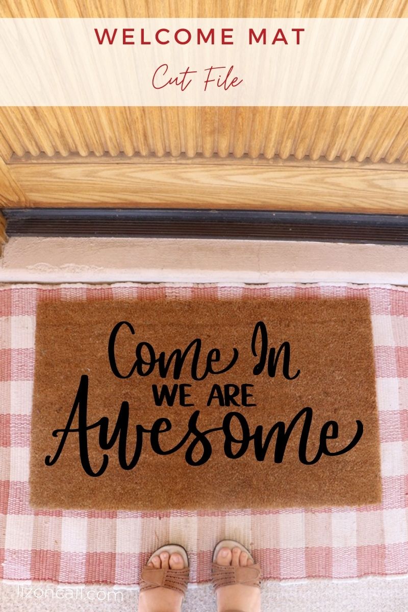 Welcome Mat Cut Files